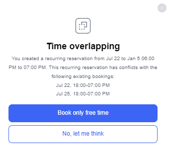 How to edit recurring reservations – Playtomic Manager