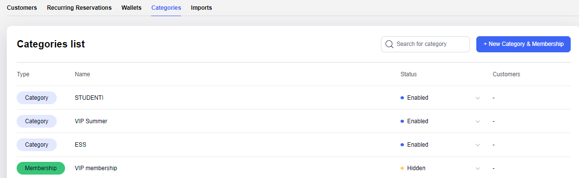 Club Membership Feature – Playtomic Manager