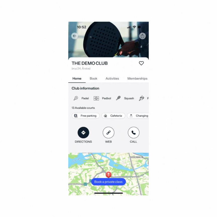 Club Membership Feature – Playtomic Manager