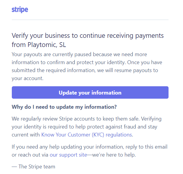 Online payments with Stripe – Playtomic Manager