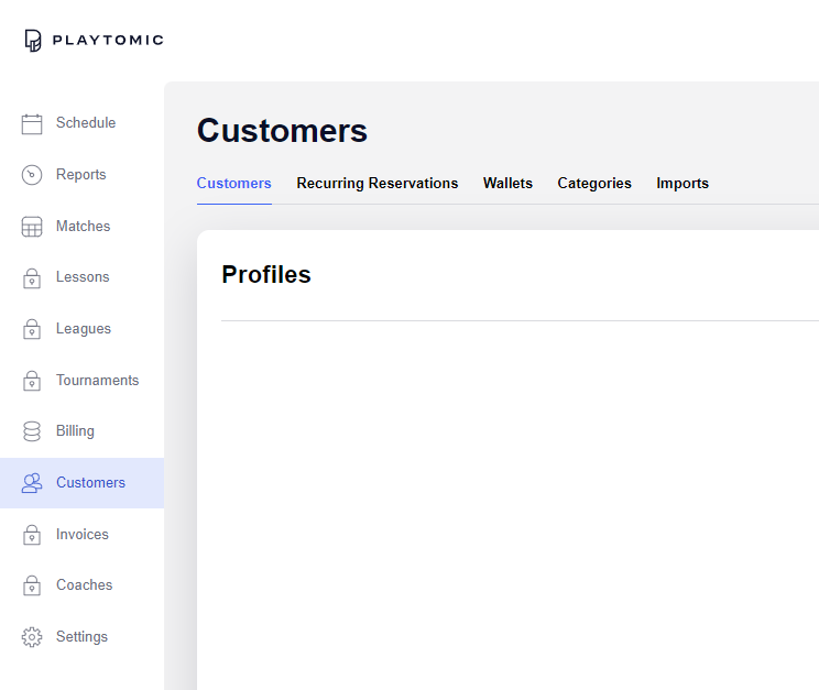 How to add/edit/remove Customers – Playtomic Manager